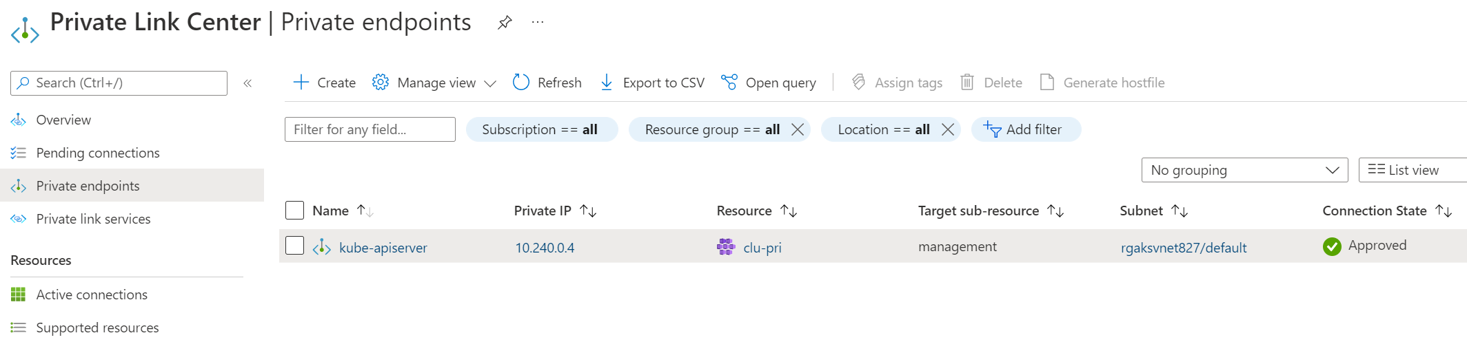 Azure Kubernetes Service and Azure Private Link Integration – baeke.info