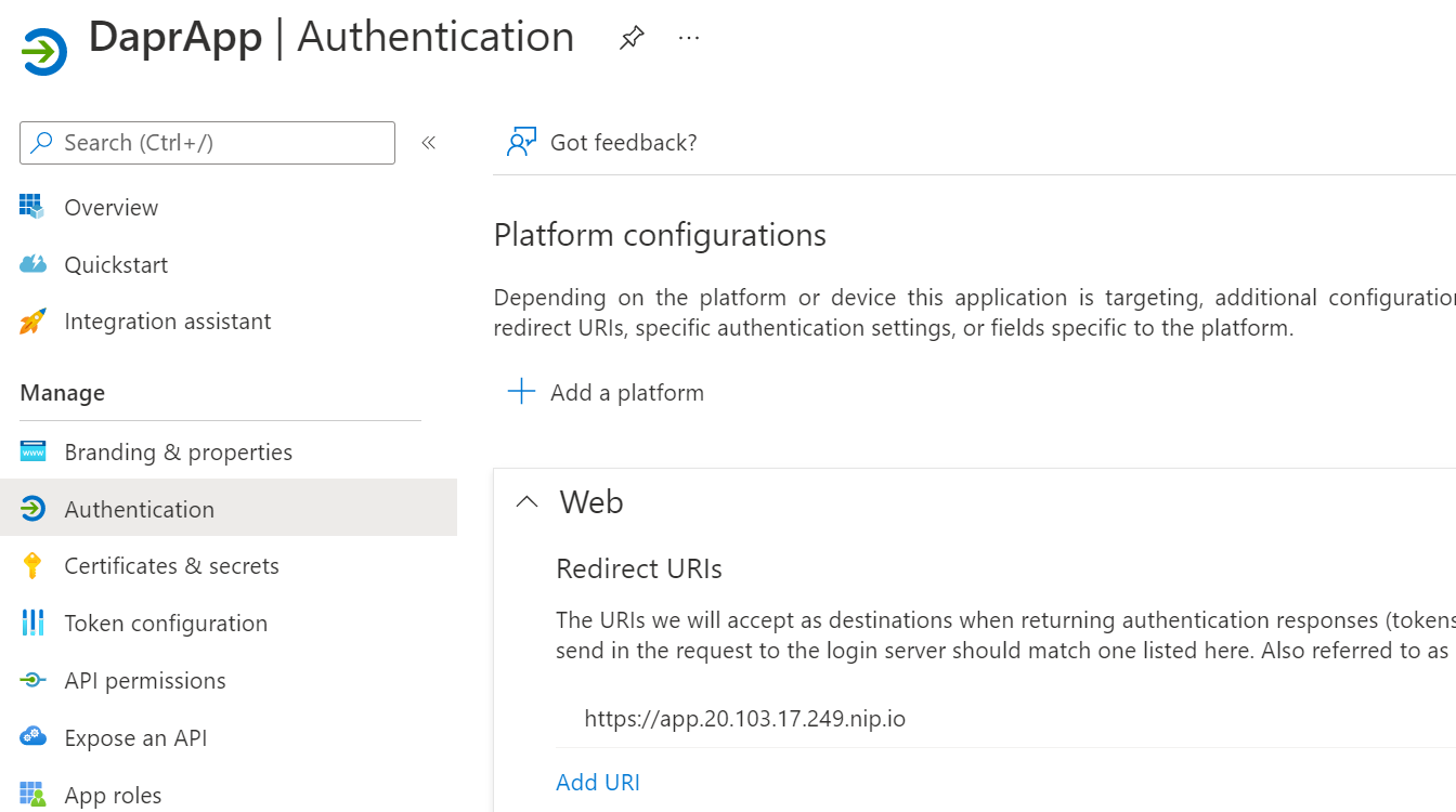 Learn to use the Dapr authorization middleware – baeke.info
