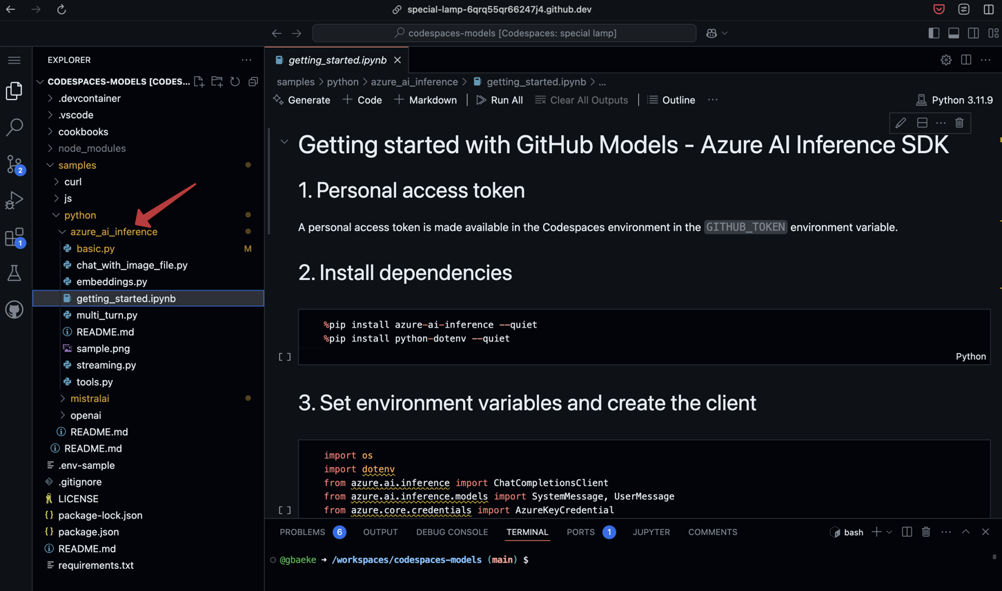 Using the Azure AI Inference Service – baeke.info
