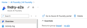 Deploying AI Foundry Agents and Azure Container Apps to support an ...
